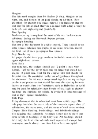 Cs633 formal research report or qa the final exam is due xxxx2 | DOCX
