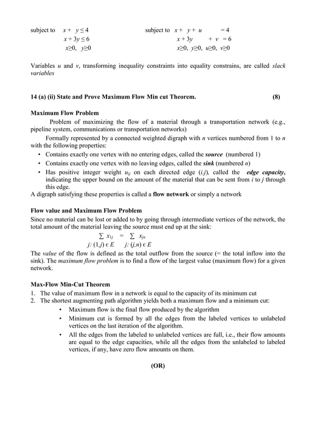 Cs6402 design and analysis of algorithms may june 2016 answer key | PDF