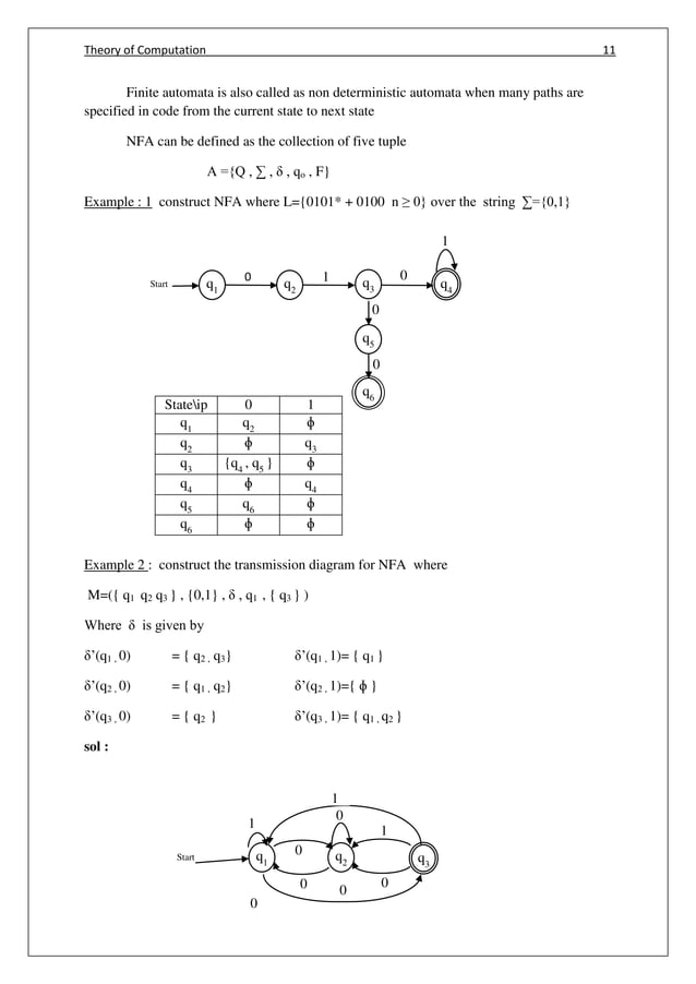 Cs6503 theory of computation book notes | PDF Cs6503 theory of computation book notes | PDF