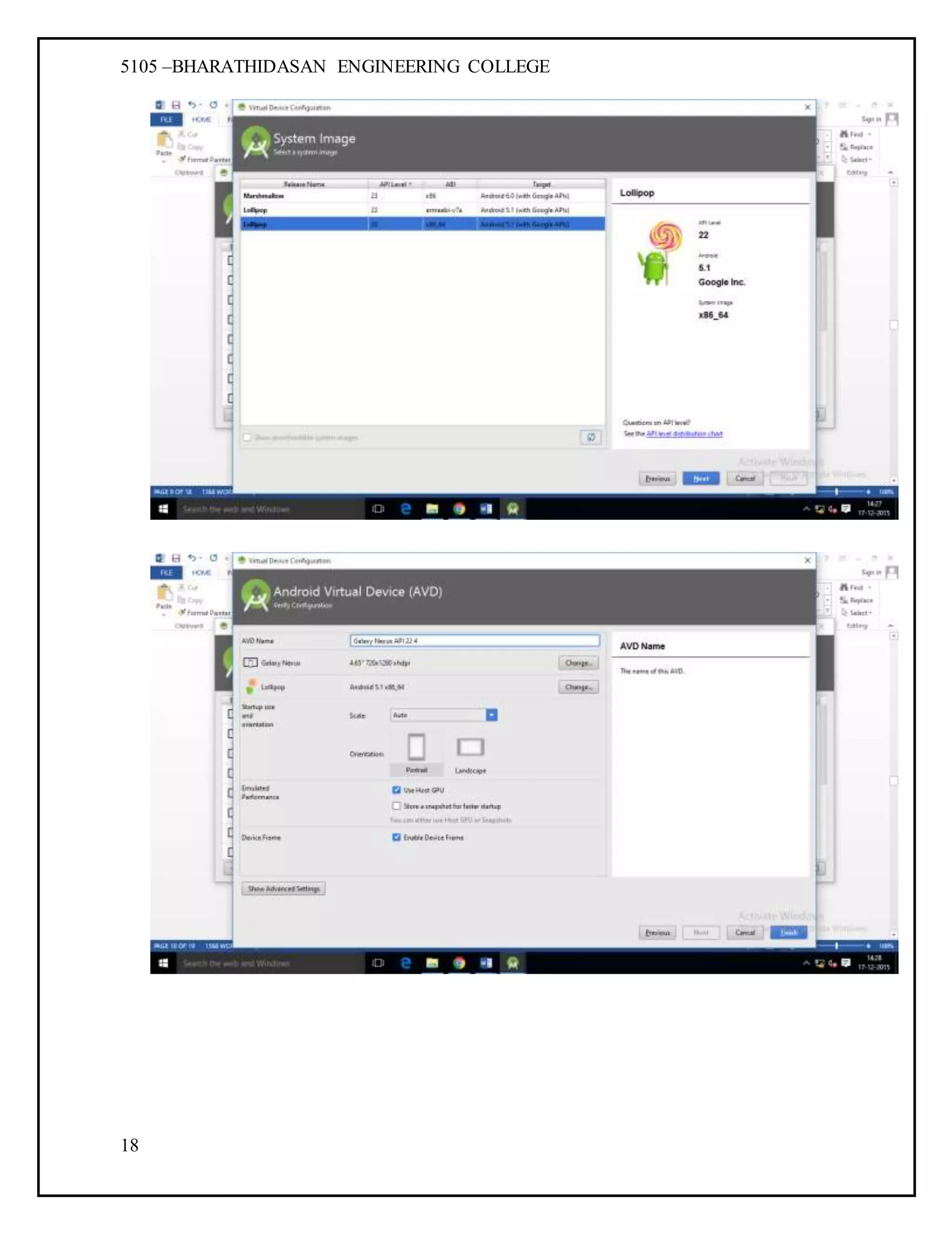 Cs 6611 mad lab manual | DOCX