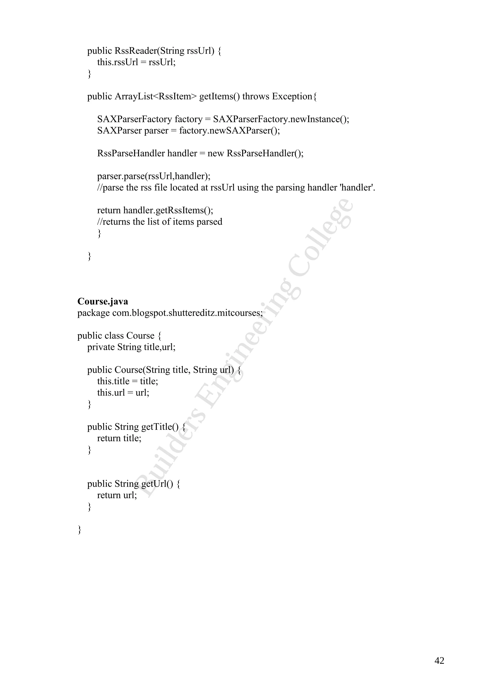 CS6611 Mobile Application Development Lab Manual-2018-19 | PDF