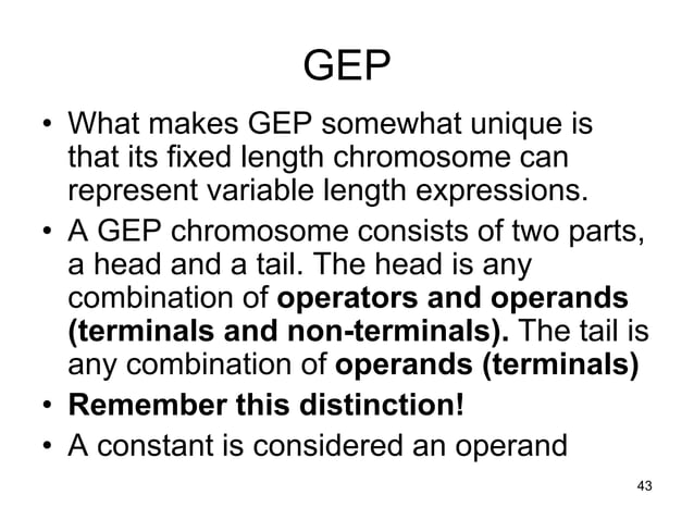 Genetic Programming historia objetivos lisp | PPT