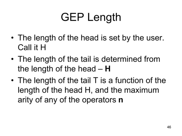 Genetic Programming historia objetivos lisp | PPT
