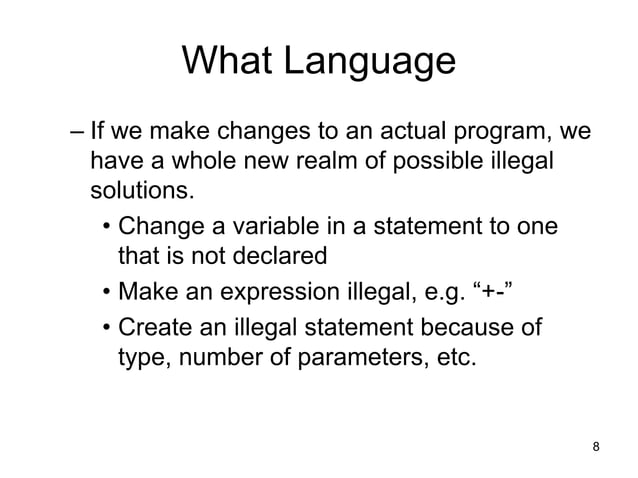 Genetic Programming historia objetivos lisp | PPT