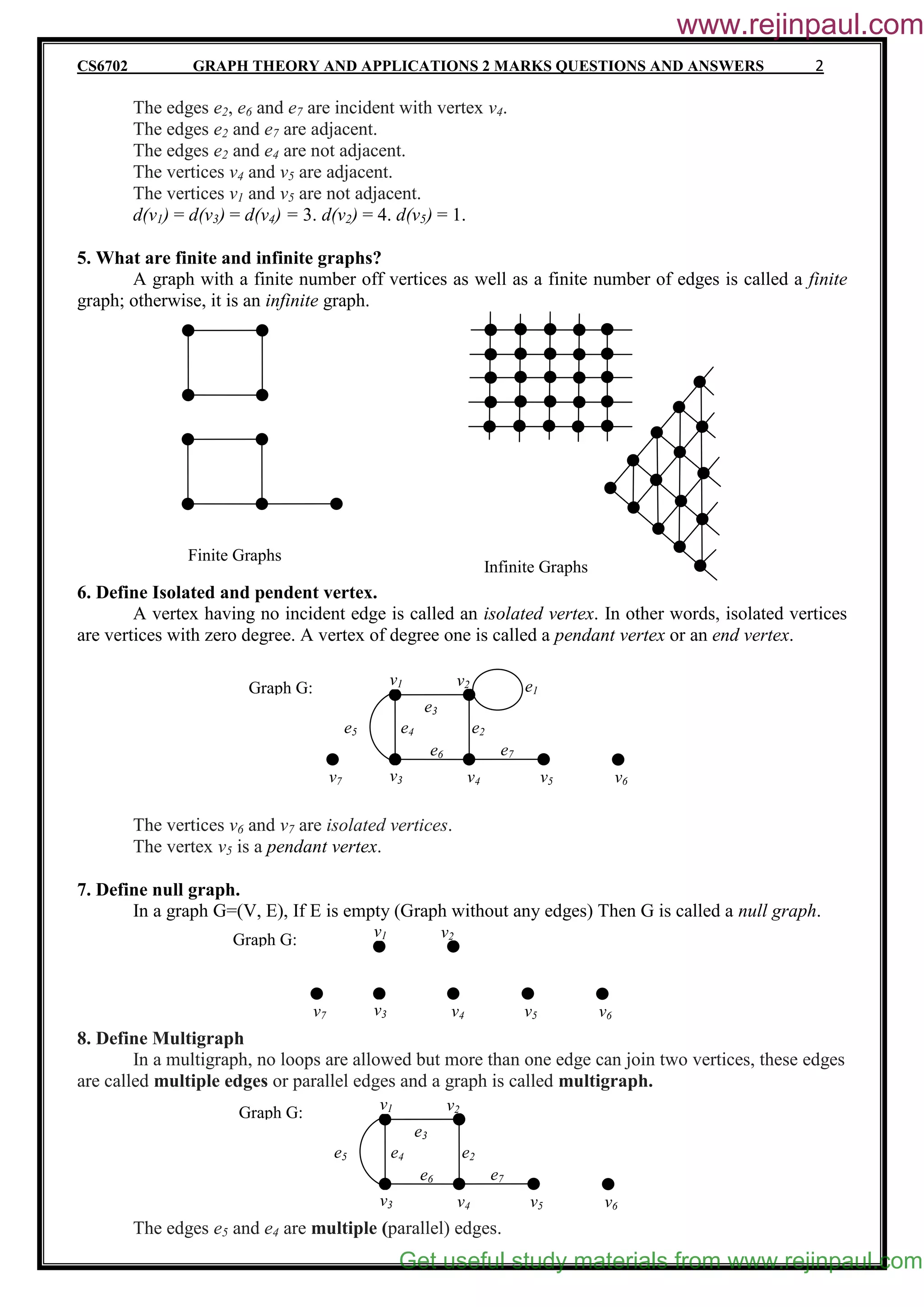 Cs6702 2marks rejinpaul | PDF