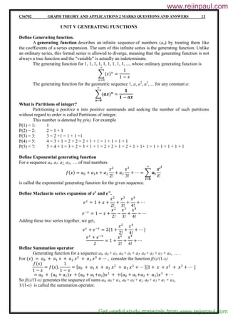 Cs6702 2marks rejinpaul | PDF