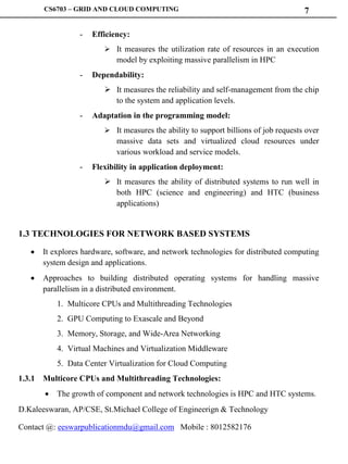 Cs6703 grid and cloud computing book | PDF | Computing | Technology & Computing