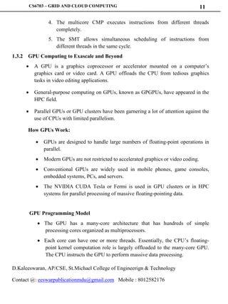 Cs6703 grid and cloud computing book | PDF