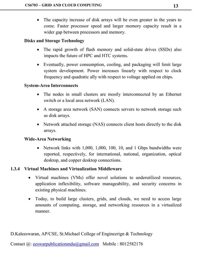 Cs6703 grid and cloud computing book | PDF | Computing | Technology & Computing