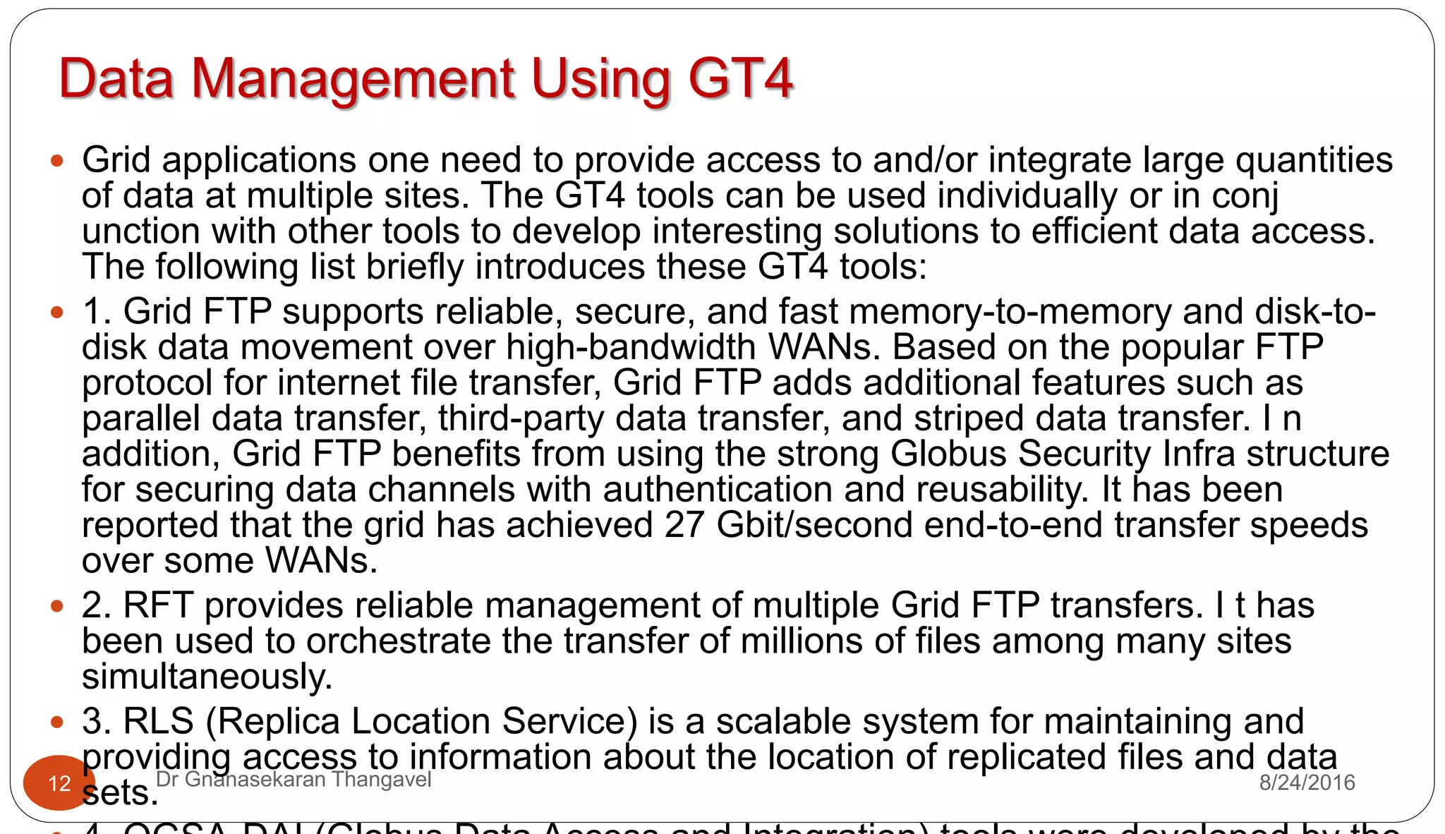 Cs6703 grid and cloud computing unit 4 | PPTX