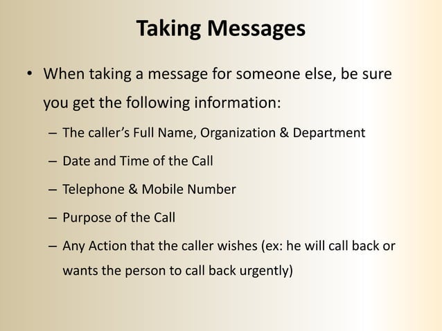 Telephone Etiquette | PPTX