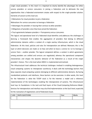 CLOUD COMPUTING UNIT-5 NOTES | DOCX | Cloud Computing | Internet