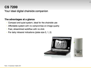 New Carestream CS7200 chairside intra oral x ray from 360 Visualise | PPTX