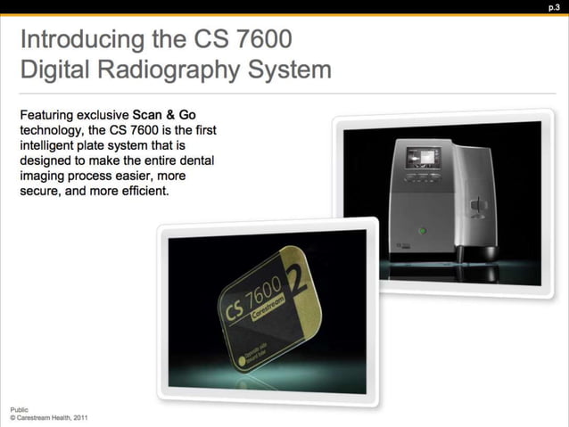 Carestream CS7600 Intra Oral Digital Xray System