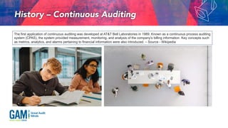 IIA GAM CS 8-5: Audit and Control of Continuous Monitoring Programs and ...