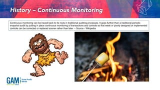 IIA GAM CS 8-5: Audit and Control of Continuous Monitoring Programs and ...