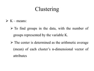 CS8091_BDA_Unit_II_Clustering | PPT
