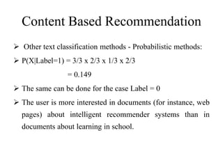 CS8091_BDA_Unit_III_Content_Based_Recommendation | PPT
