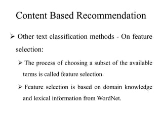 CS8091_BDA_Unit_III_Content_Based_Recommendation | PPT