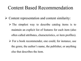 CS8091_BDA_Unit_III_Content_Based_Recommendation | PPT