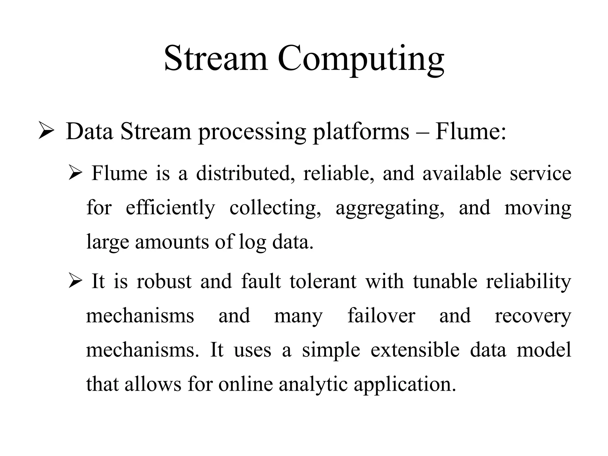CS8091_BDA_Unit_IV_Stream_Computing | PPT