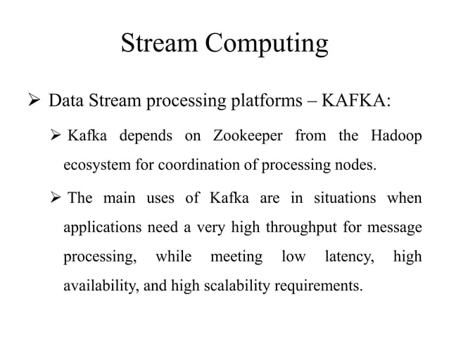 CS8091_BDA_Unit_IV_Stream_Computing | PPT