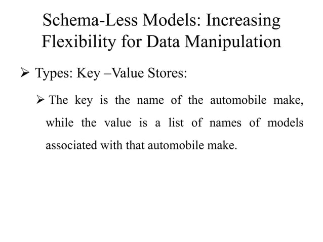 CS8091_BDA_Unit_V_NoSQL | PPT