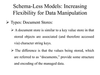 CS8091_BDA_Unit_V_NoSQL | PPT | Databases | Computer Software and ...