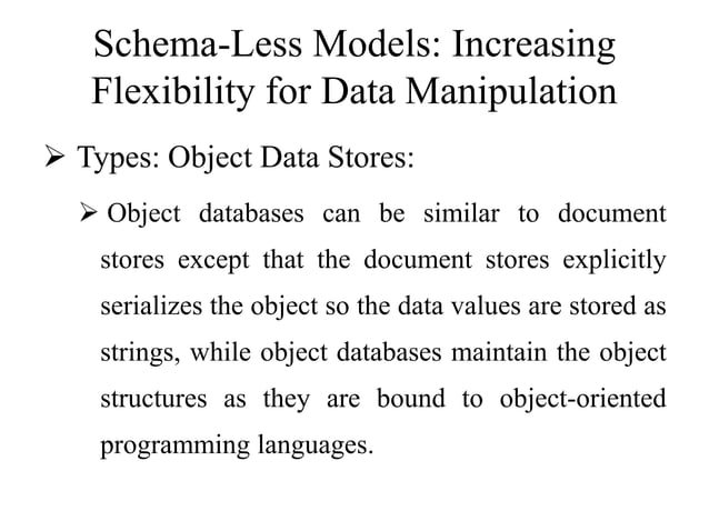 CS8091_BDA_Unit_V_NoSQL | PPT