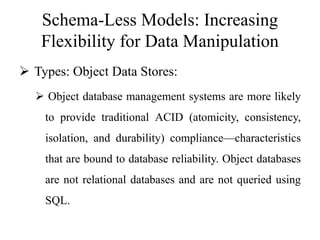 CS8091_BDA_Unit_V_NoSQL | PPT | Databases | Computer Software and ...