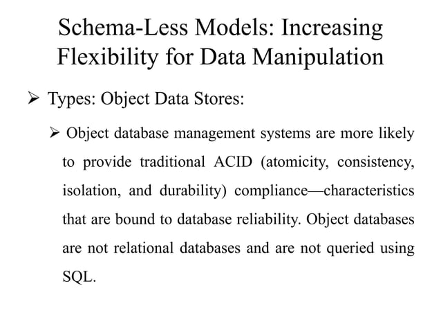 CS8091_BDA_Unit_V_NoSQL | PPT
