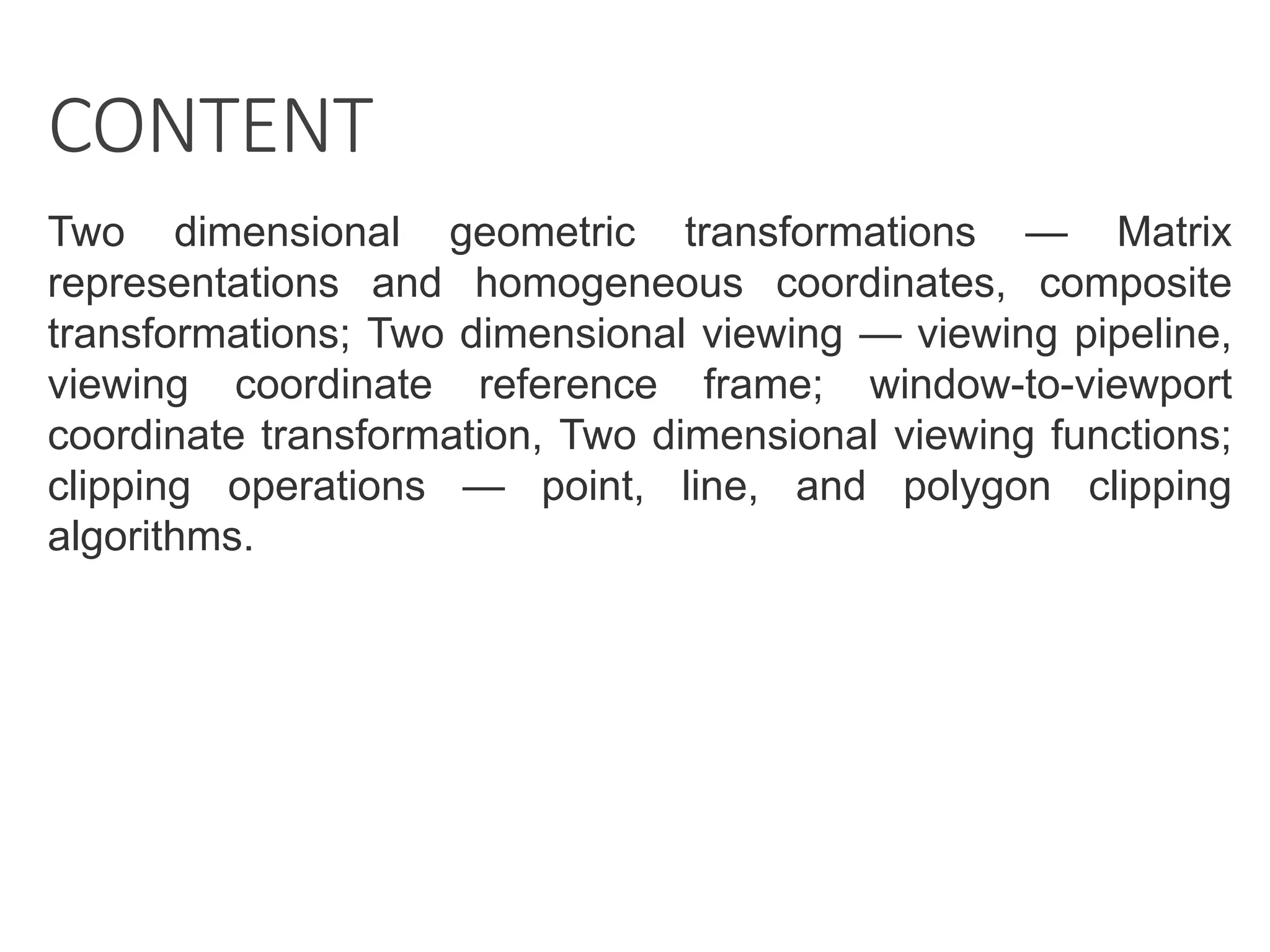 Cs8092 computer graphics and multimedia unit 2 | PPT | 3-D Graphics ...