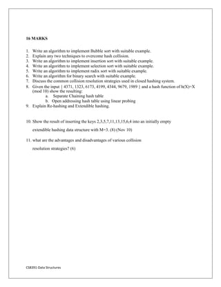 CS8391-DATA STRUCTURE.pdf1111111111111111 | PDF