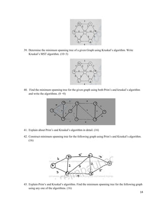 CS8391 Data Structures Part B Questions Anna University | DOC