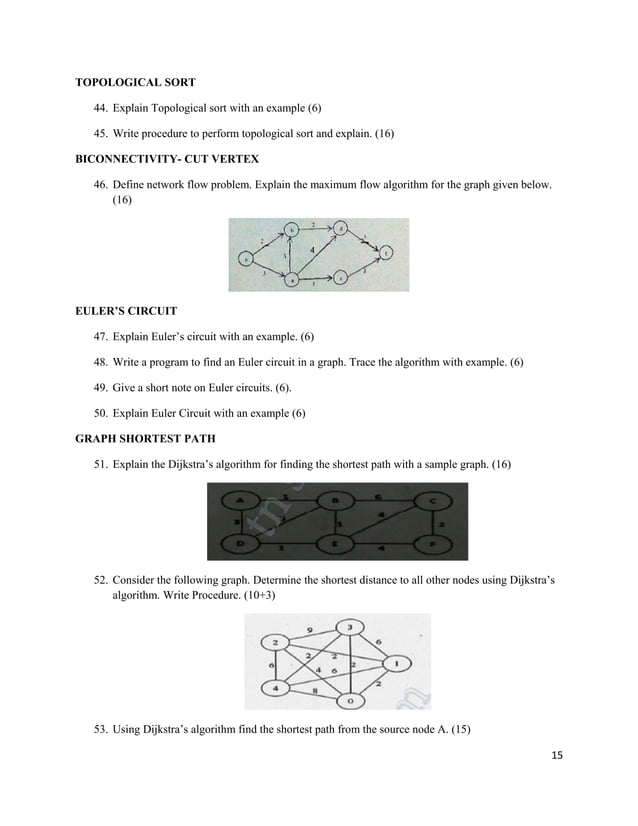 CS8391 Data Structures Part B Questions Anna University | DOC | Programming Languages | Computing