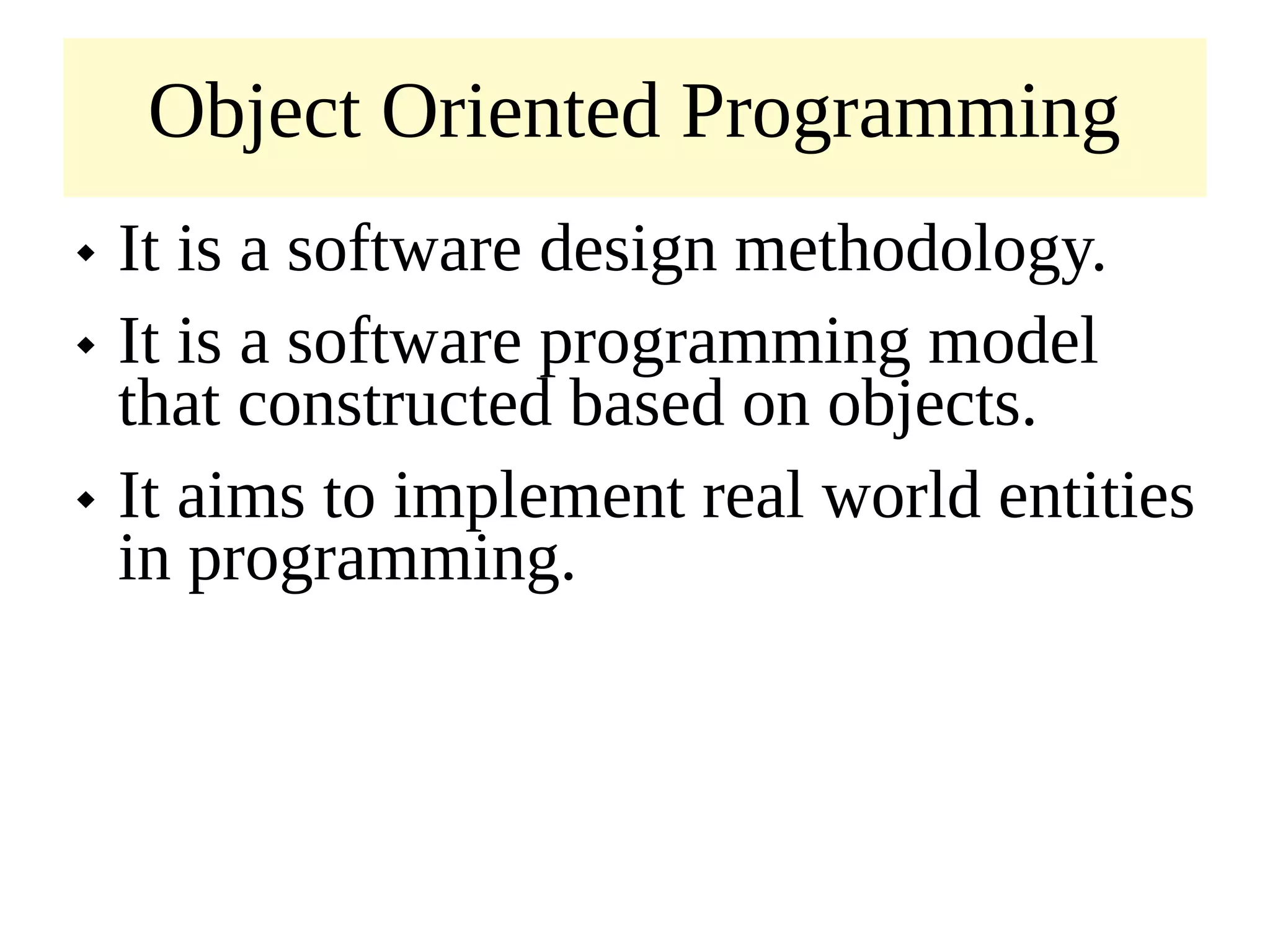 Cs8392 U1 1 Oop Intro Ppt