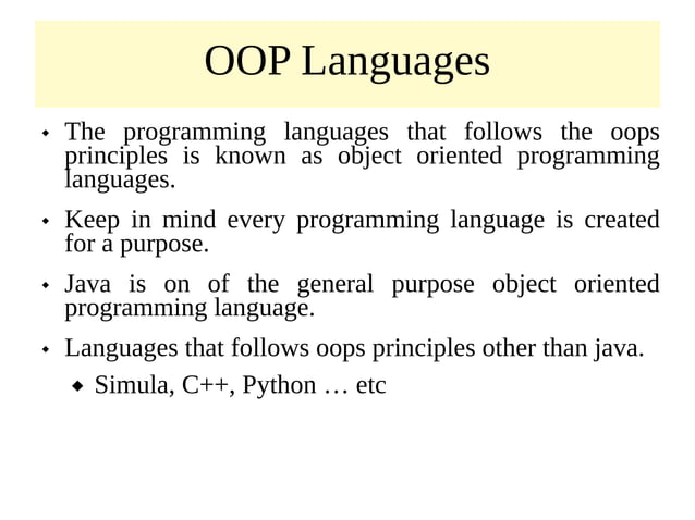 Cs8392 u1-1-oop intro | PPT
