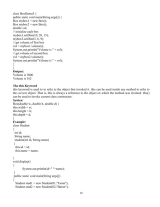 Cs8392 oops 5 units notes | PDF