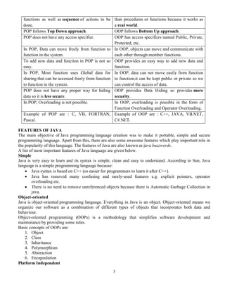 Cs8392 oops 5 units notes | PDF