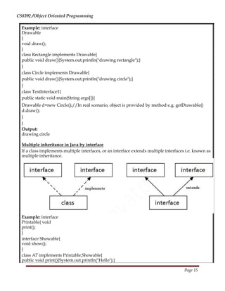 Cs8392 oops 5 units notes | PDF