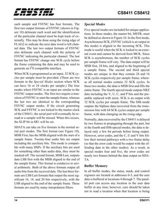 CS8411 Data sheet for enginering and electric technology | PDF