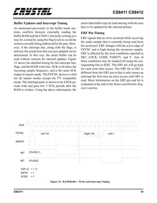 CS8411 Data sheet for enginering and electric technology | PDF