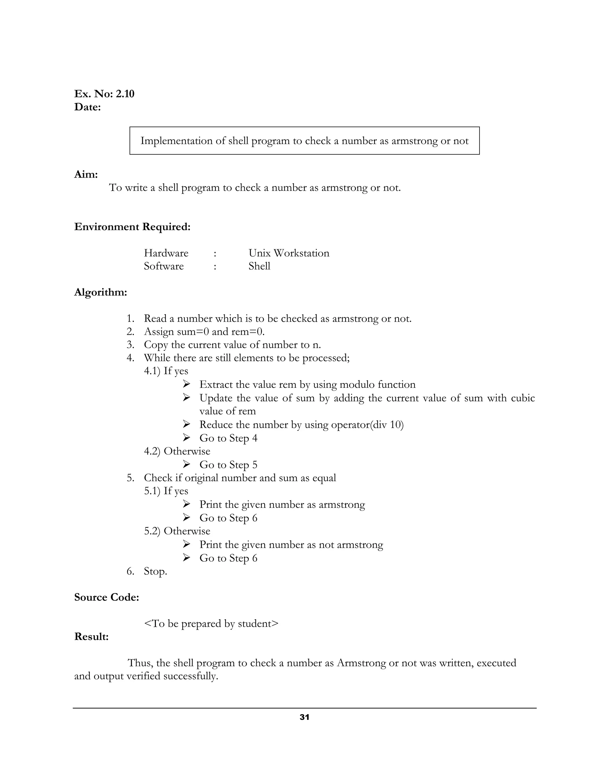 CS8461 Operating System Lab Manual S.Selvi | PDF