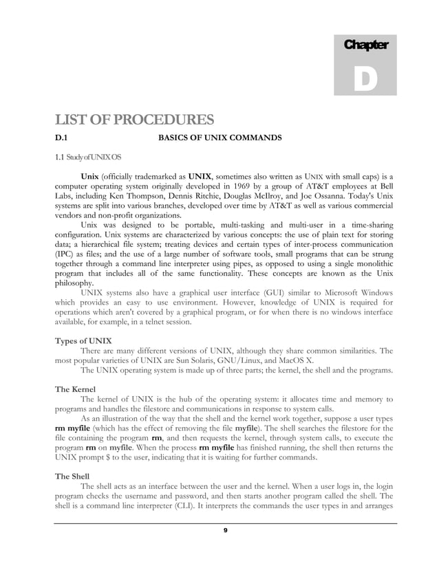 CS8461 Operating System Lab Manual S.Selvi | PDF