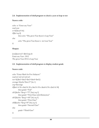 CS8461 Operating System Lab Manual S.Selvi | PDF