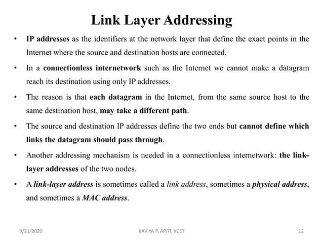 CS8591 Computer Networks - Unit II | PDF