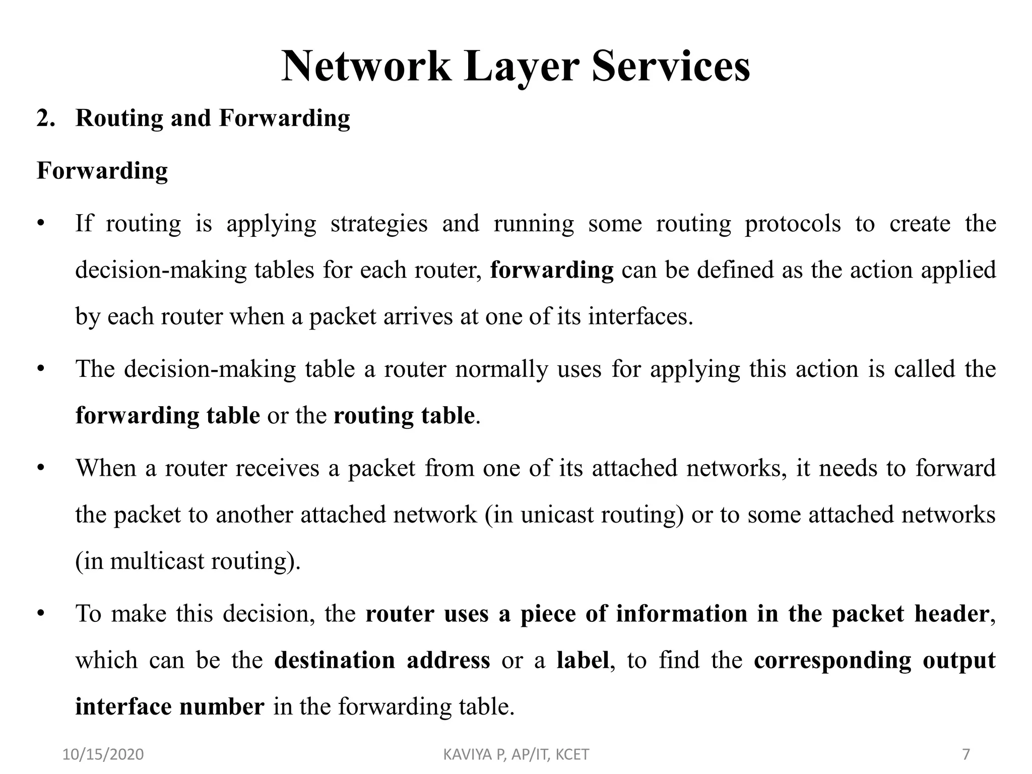 CS8591 Computer Networks - Unit III | PDF