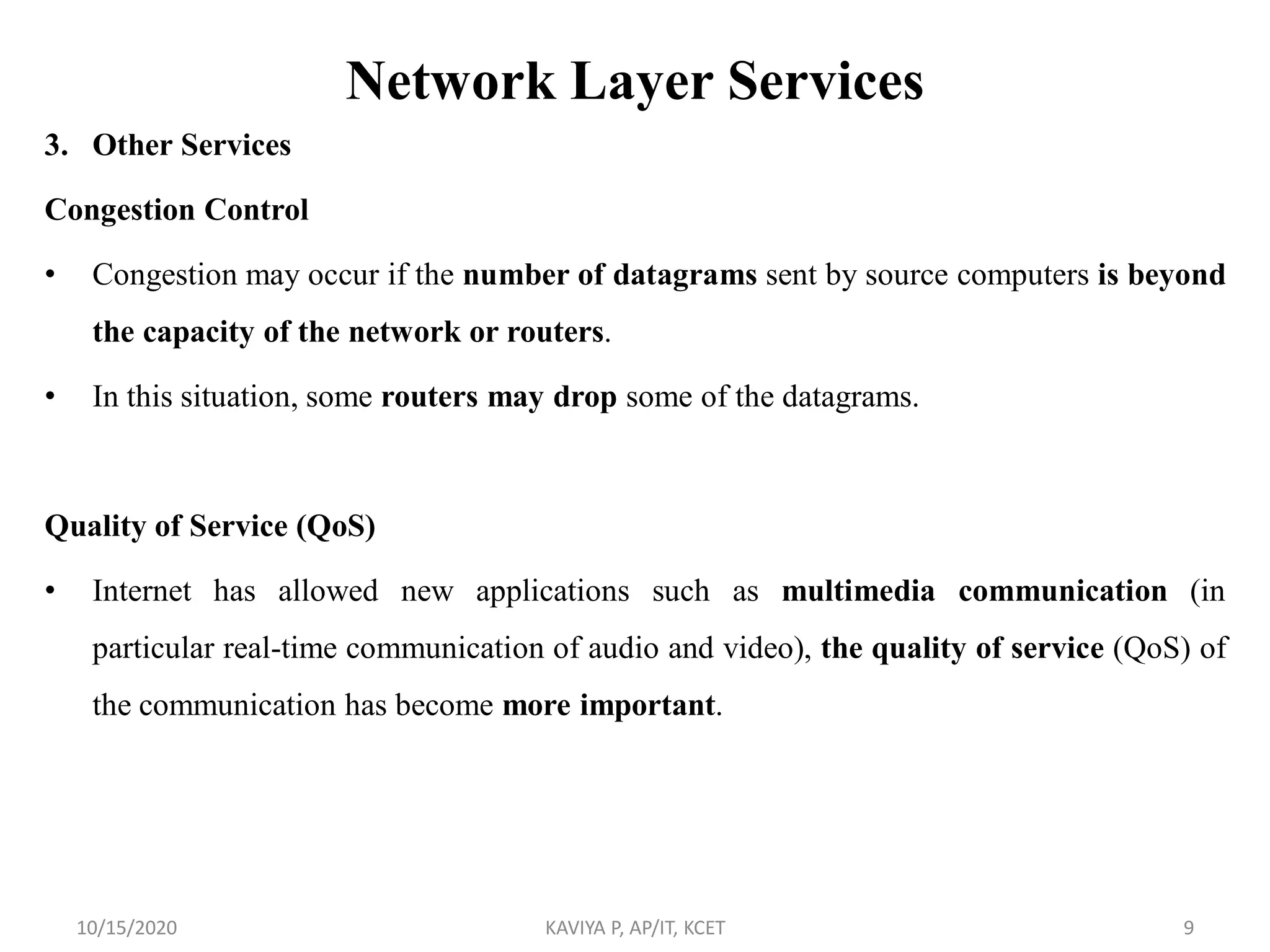 CS8591 Computer Networks - Unit III | PDF