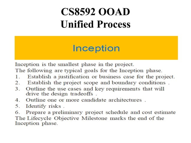 Cs8592 ooad unit 1 | PPT