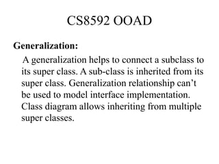 Cs8592 ooad unit 2 | PPT